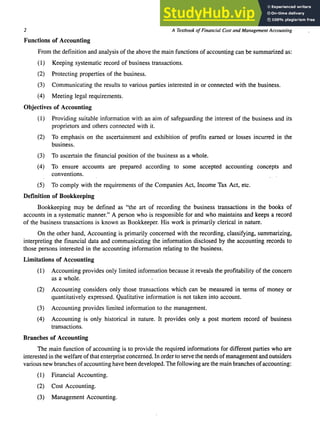 Accounting Principles And Concepts Meaning And Scope Of Accounting | PDF
