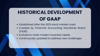 Accounting Principles (GAAP) - Standards for Accounting | PPT
