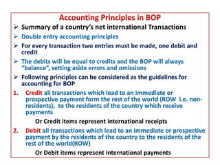 Accounting principles in bop | PPTX
