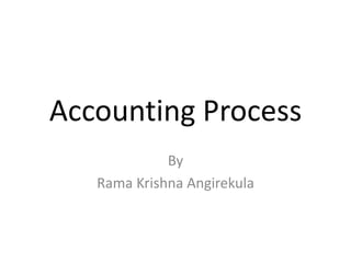 Accounting process | PPTX