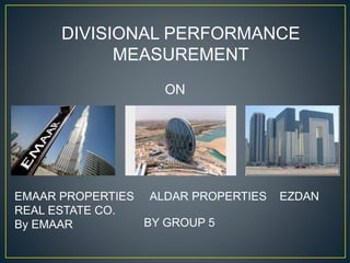 Divisional performance measurement | PPTX