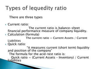 Ratio Analysis Presentation | PPT