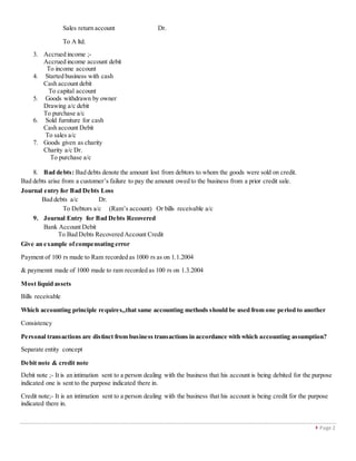 Accounting questions | DOCX