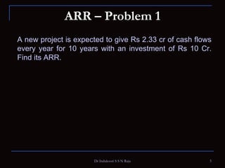 Accounting rate of return | PPT
