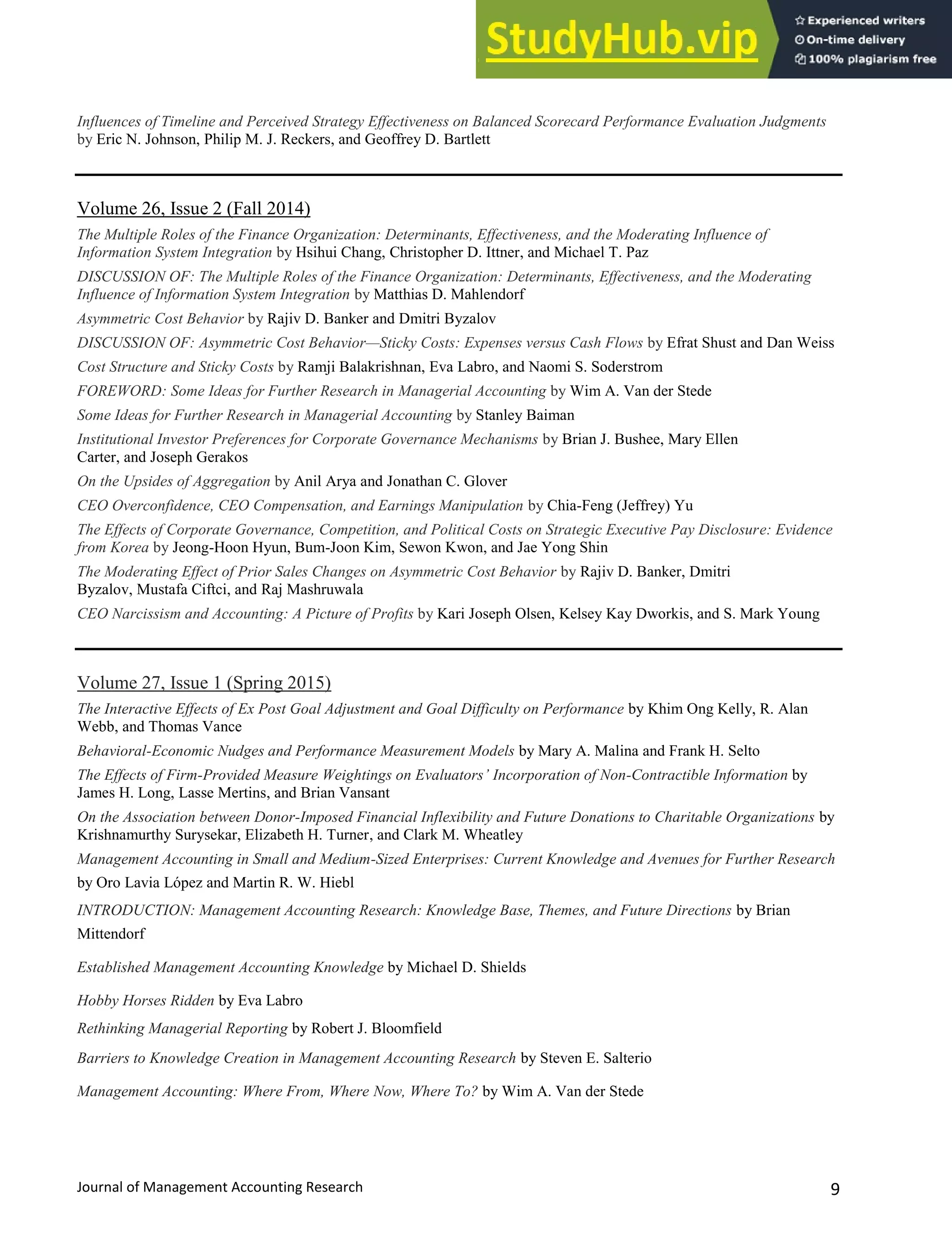 Accounting Research Paper | PDF