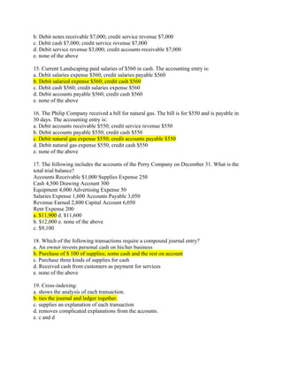 Accounting screening test | DOC