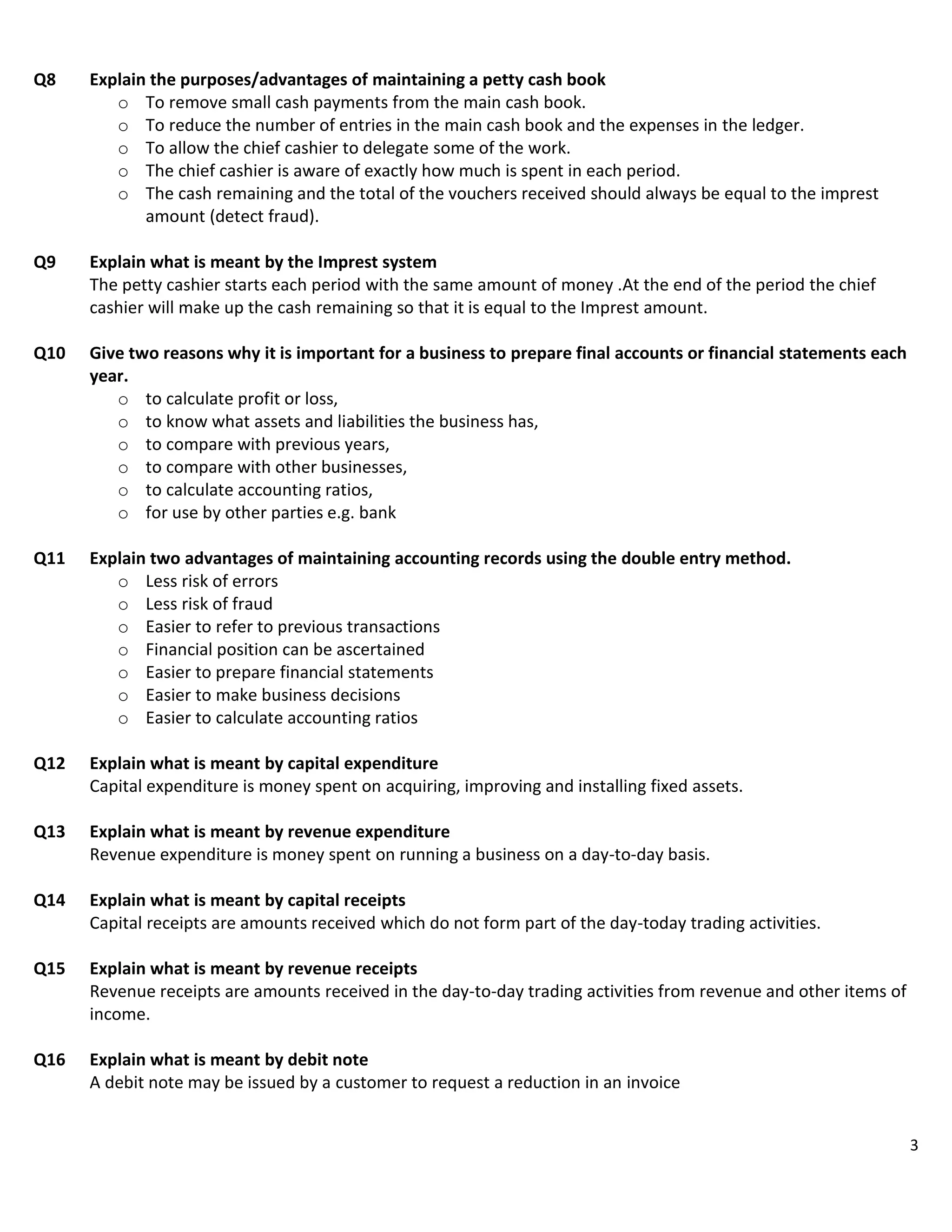 Accounting short notes | PDF