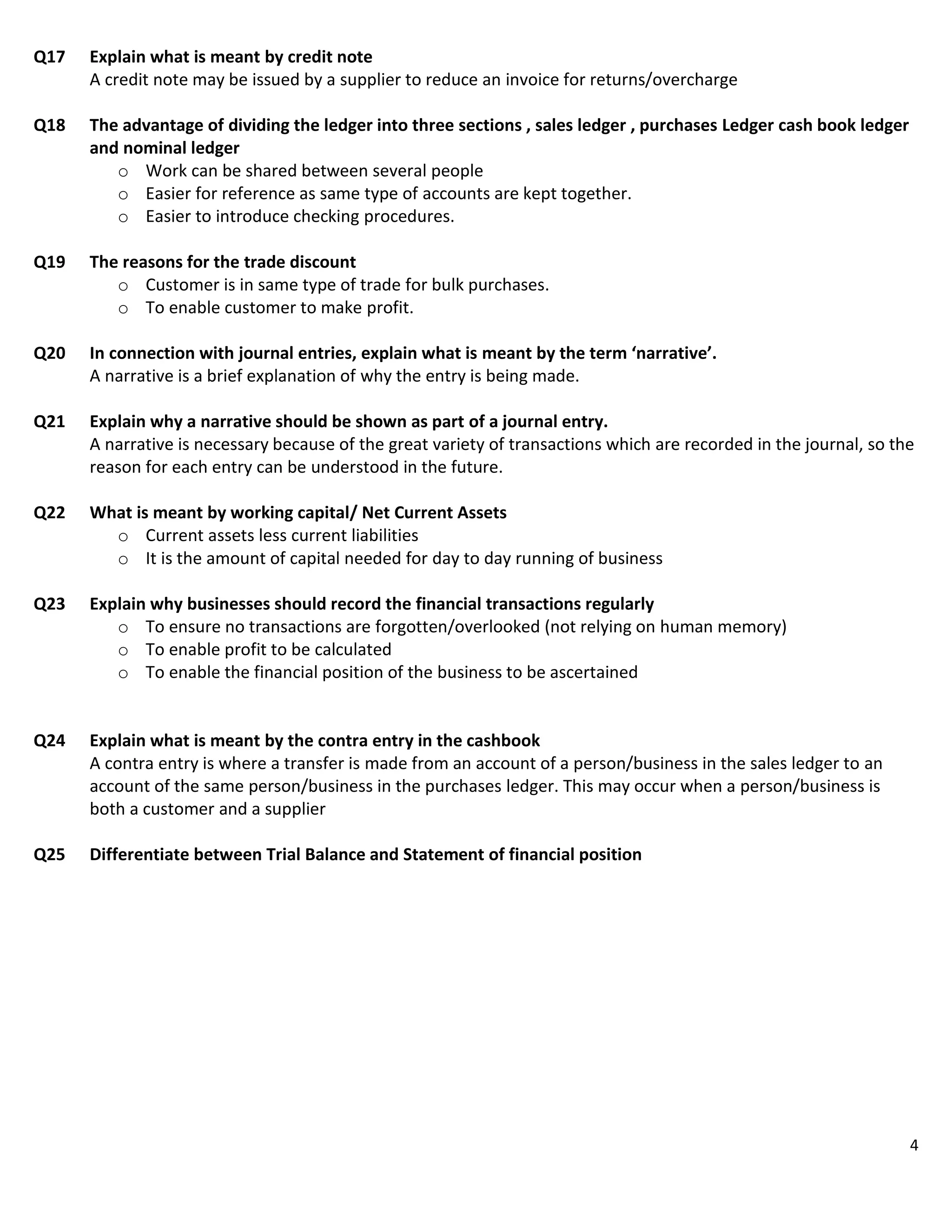 Accounting short notes | PDF
