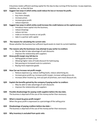 Accounting short notes | PDF