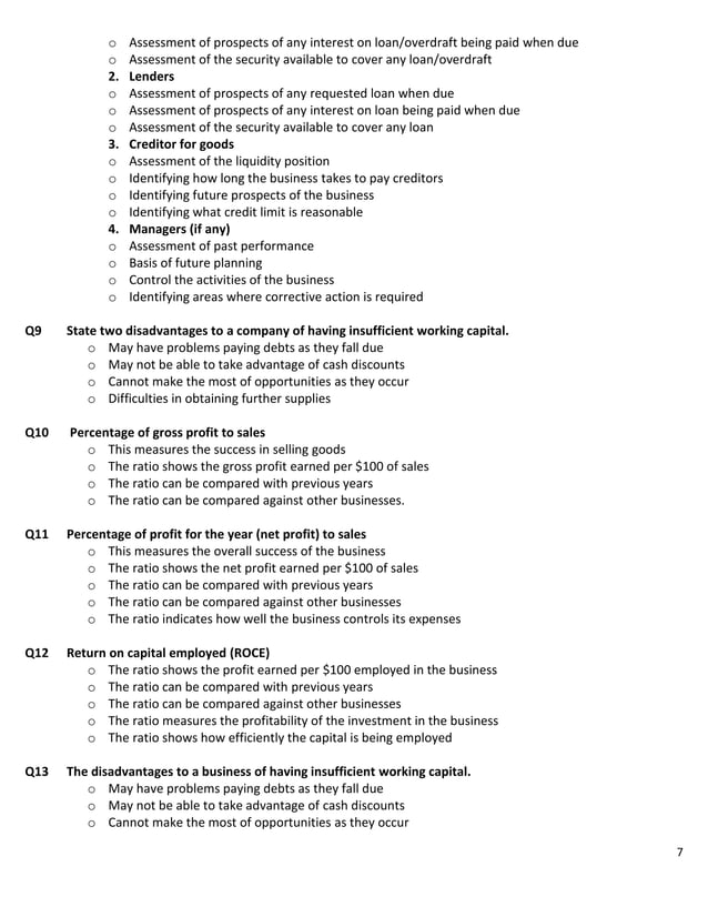 Accounting short notes | PDF