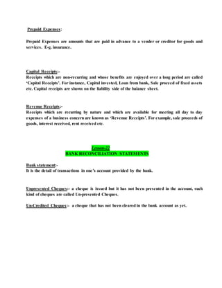 Accounting short notes | DOCX