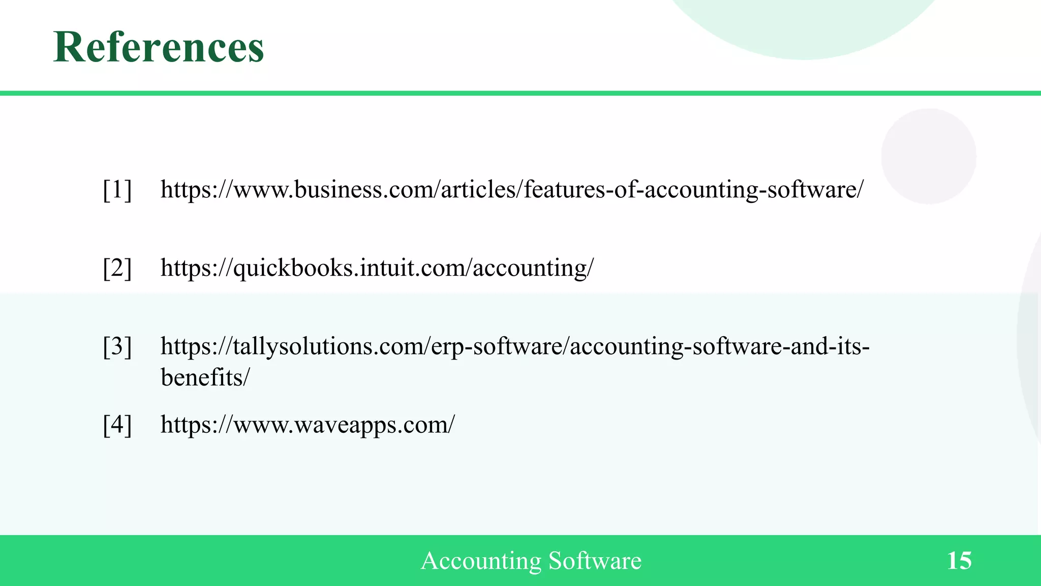 Accounting Softwarepptx Shareware And Freeware Computer Software And Applications