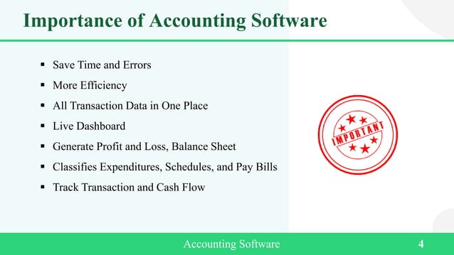 Accounting Softwarepptx Shareware And Freeware Computer Software And Applications