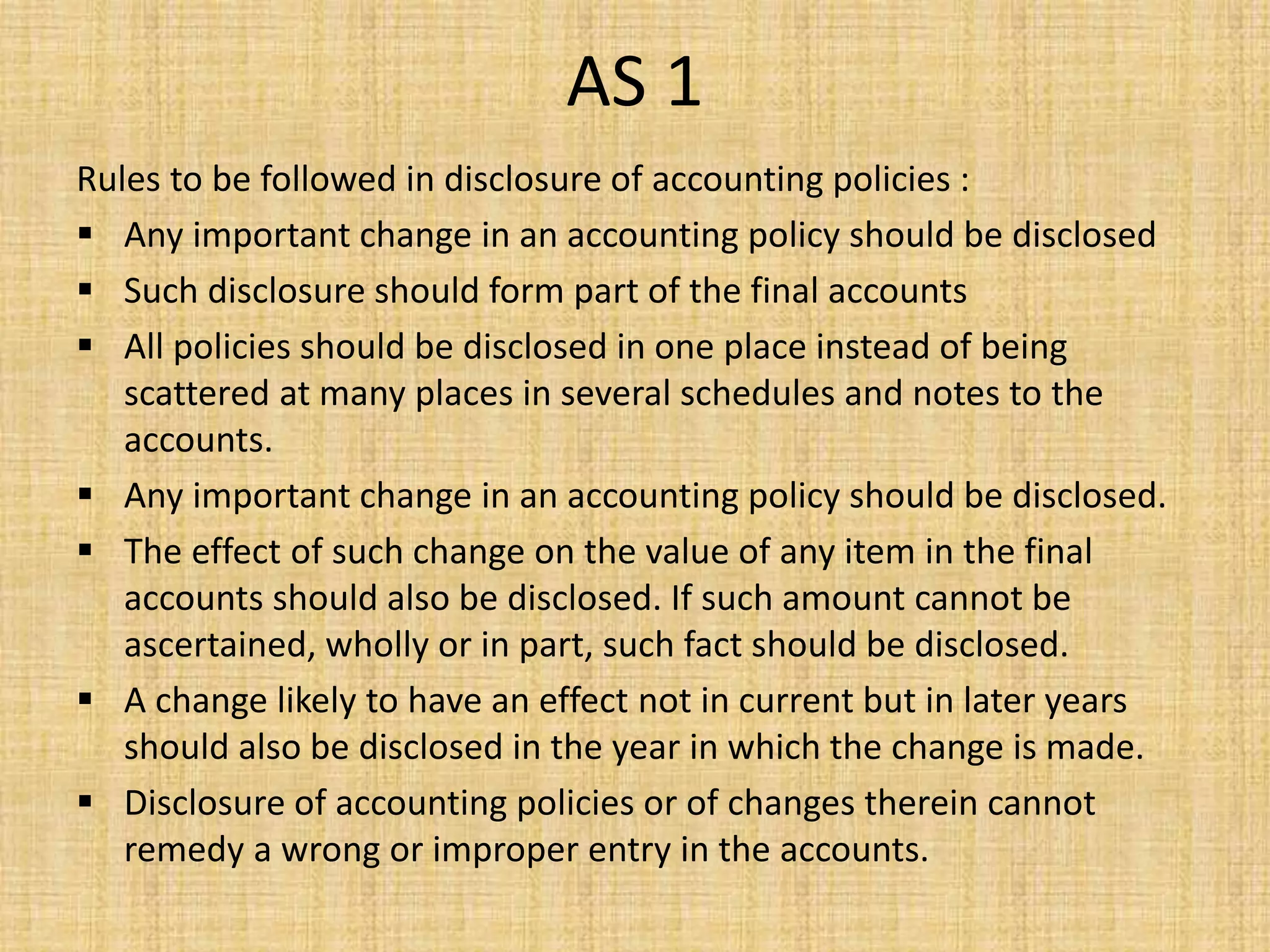 Indian Accounting standards | PPTX