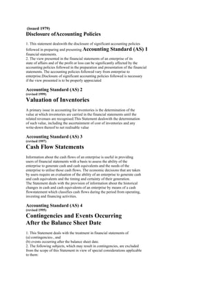 Accounting standard | DOC