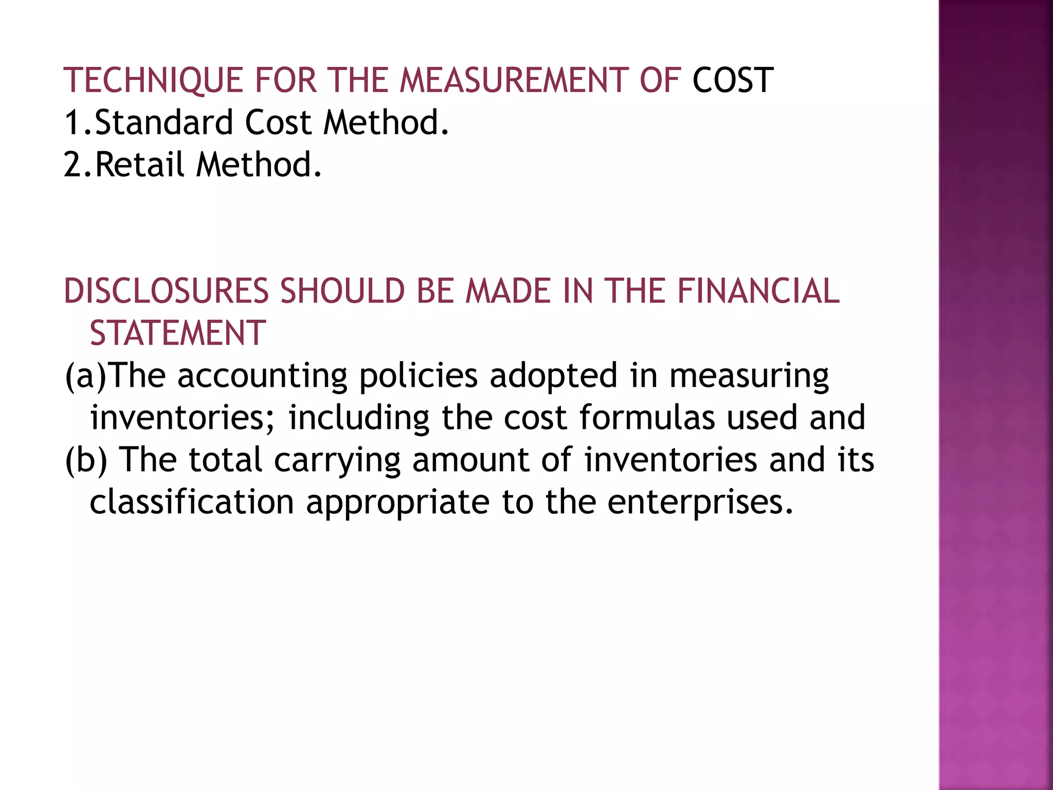 Accounting standard 2 | PPTX | Business Accounting & Finance | Business