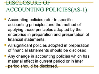 Accounting standard 1st lecture (1) | PPT