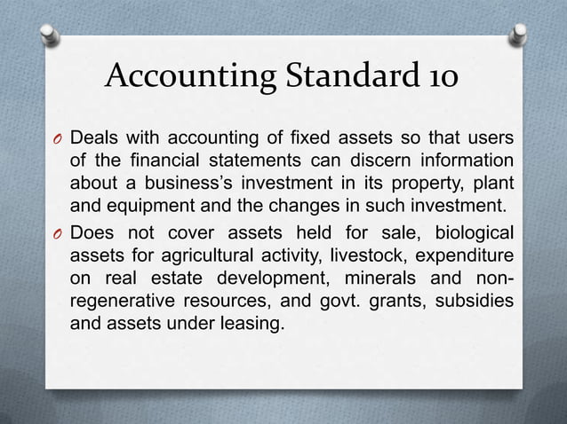 Accounting standards | PPT
