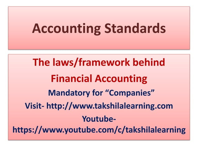 Accounting standards | PPTX