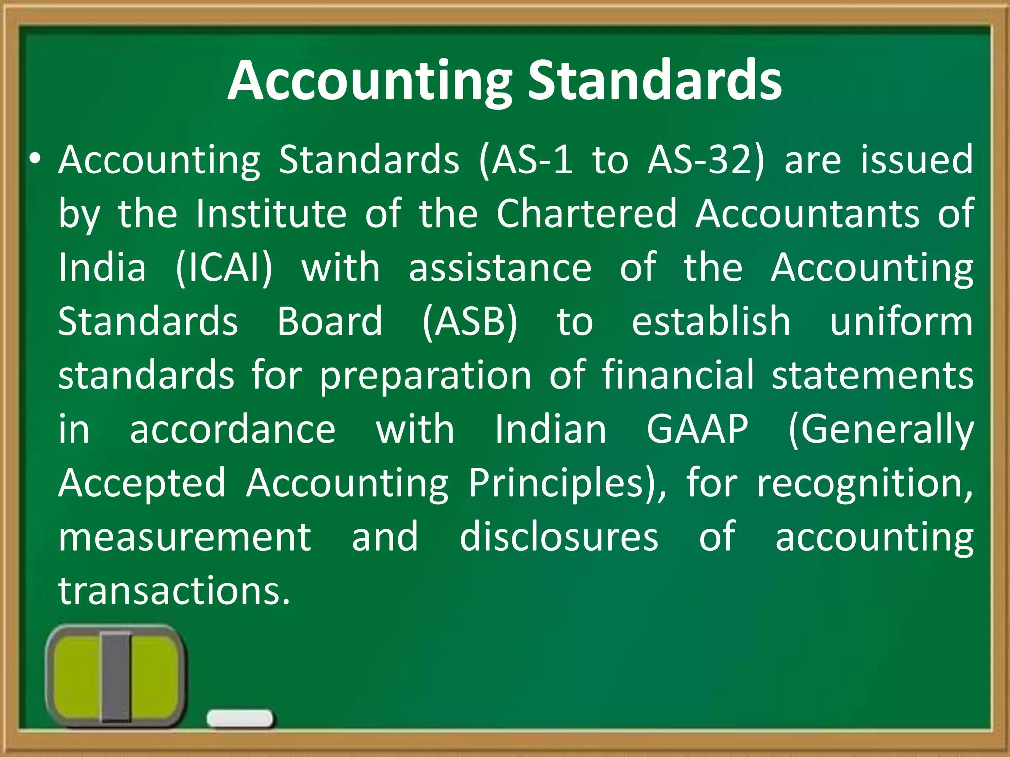 Accounting standards | PPTX