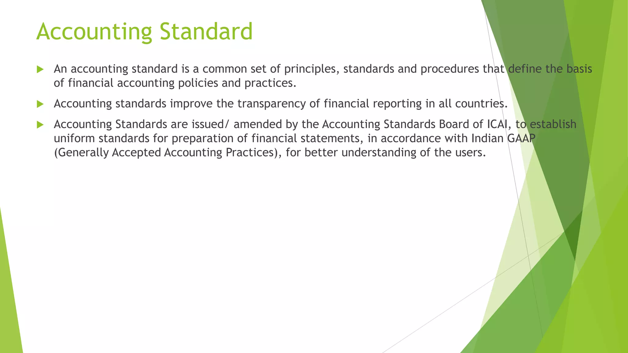 Accounting standards | PDF
