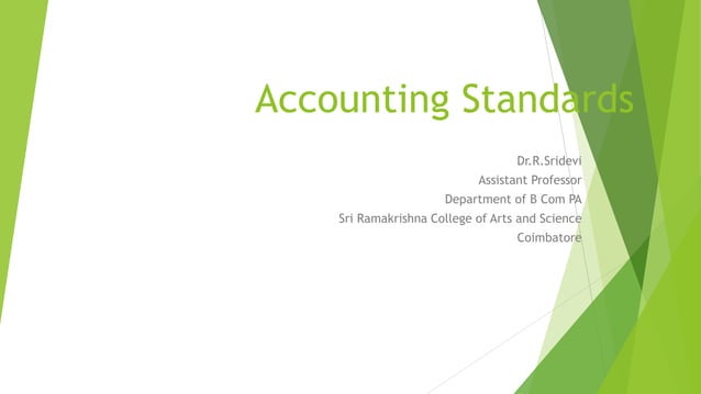 Accounting standards | PPT