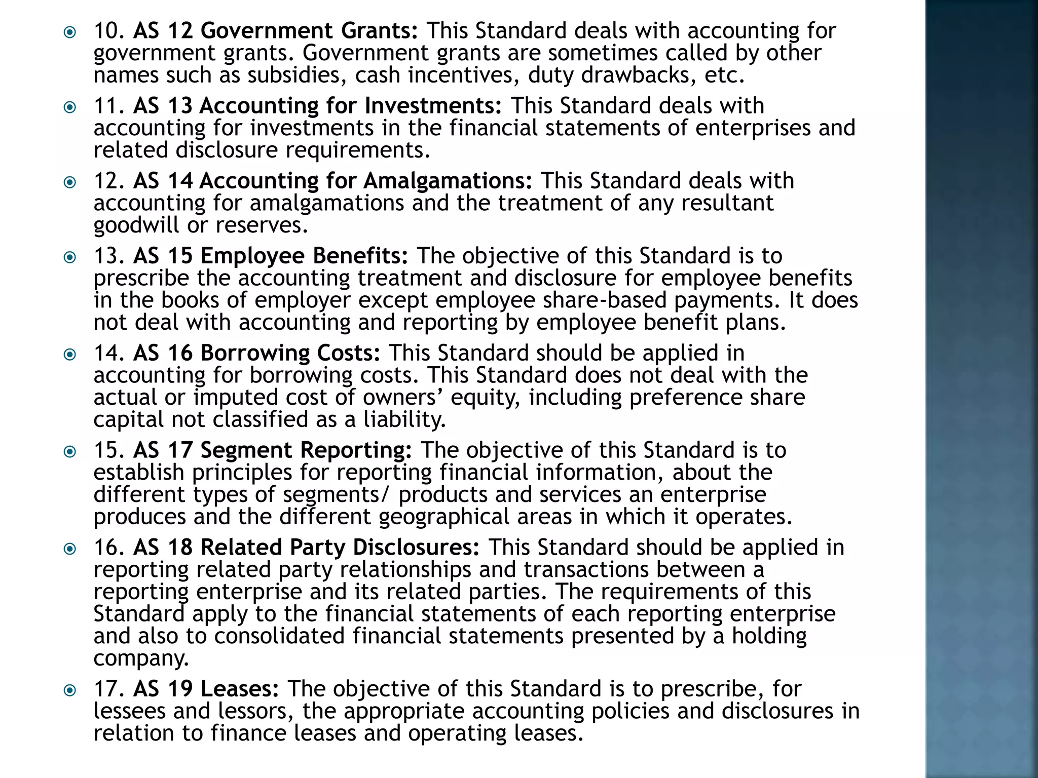 Accounting standards | PPT