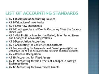 Accounting standards | PPTX | Business Accounting & Finance | Business