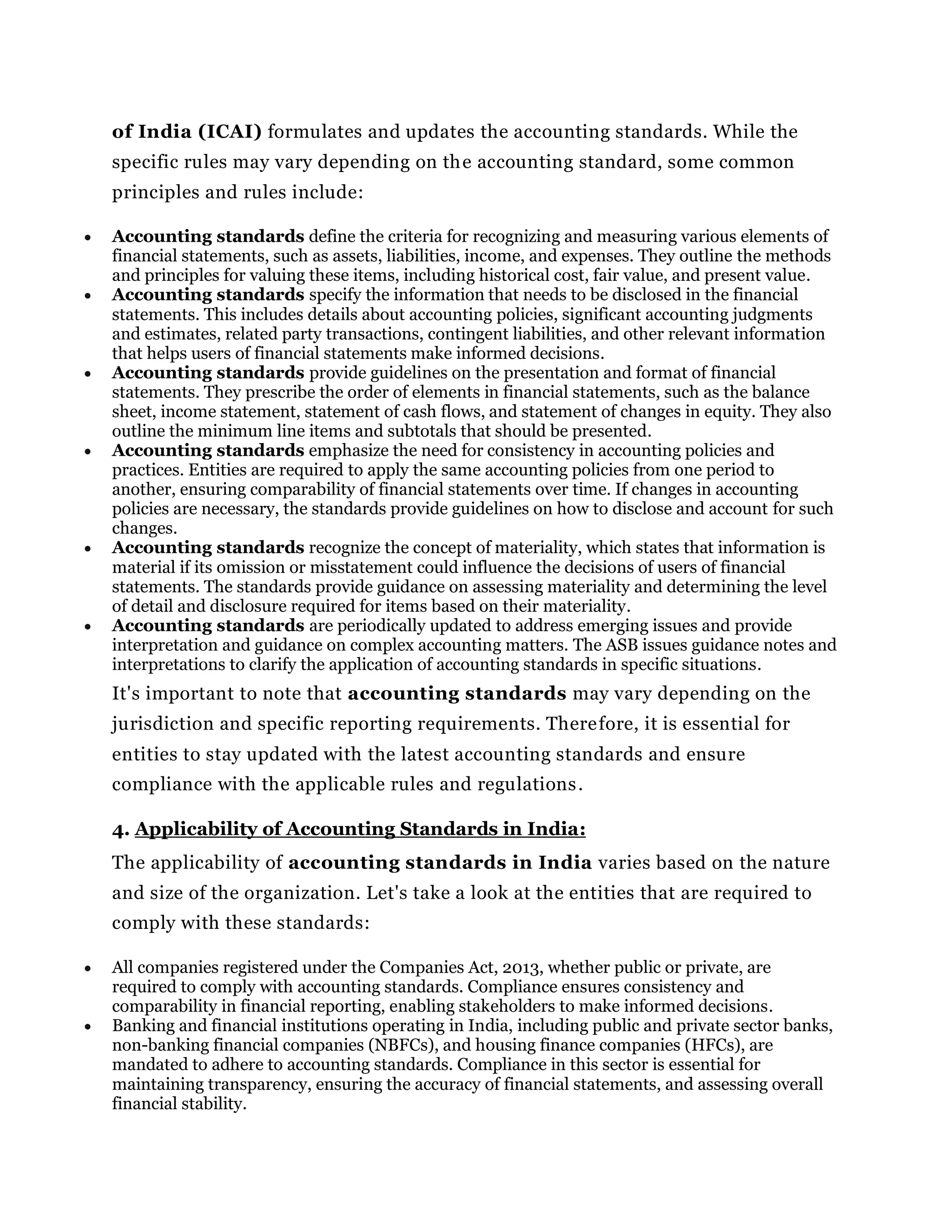 Accounting Standards: Definition, Rules, and Applicability | Academy ...