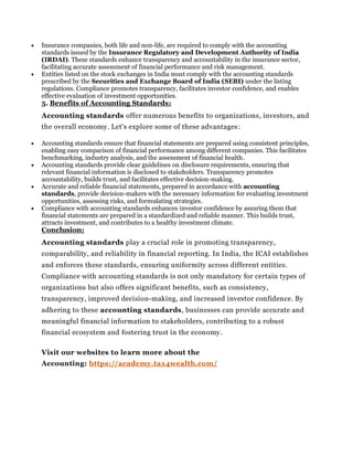 Accounting Standards: Definition, Rules, and Applicability | Academy ...