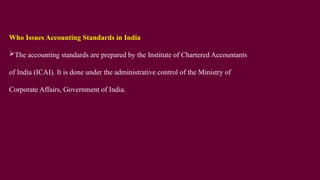 Accounting standards meaning and objects | PPTX
