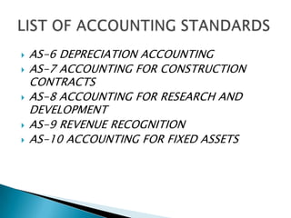 Accounting standards an overview | PPT