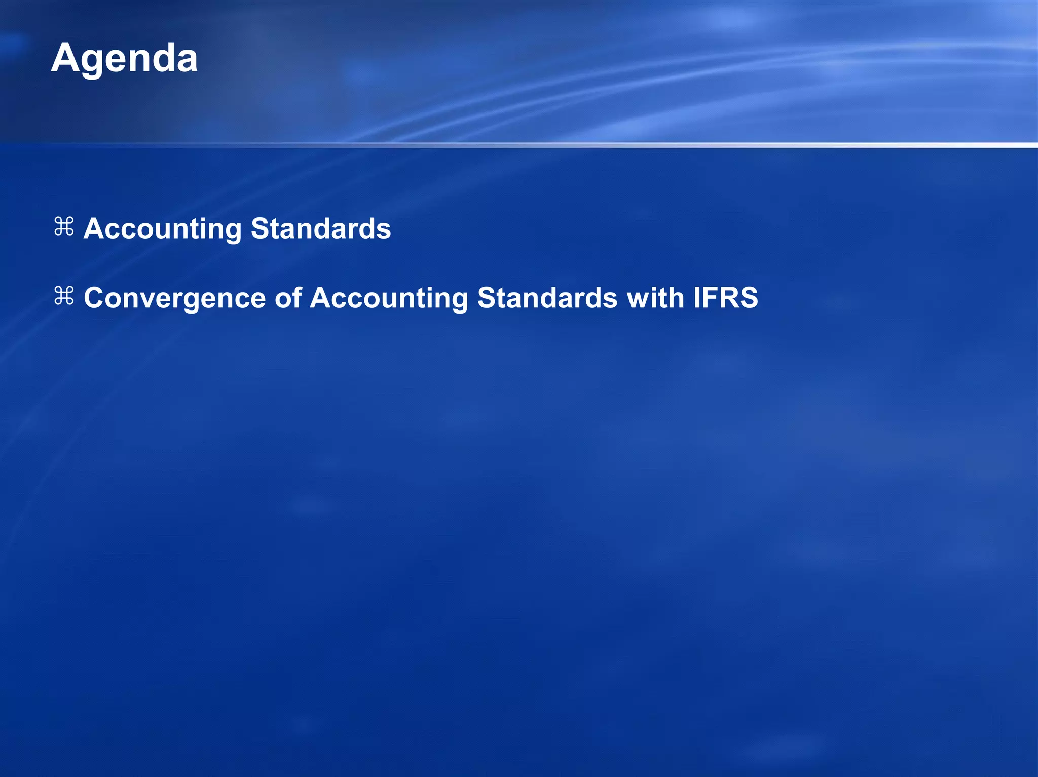 Accounting standards (India) and convergence to IFRS. By: Pankaj Vasani ...