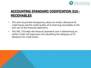 Accounting Standards Codification | Accounting | PPTX