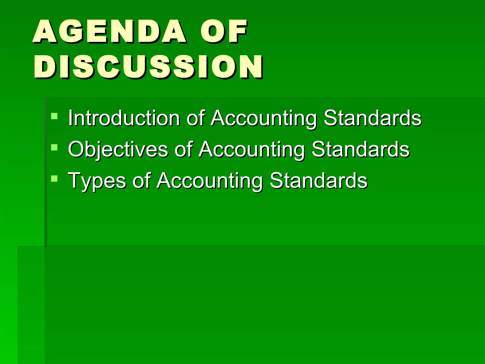 Accounting standards ppt | PPT