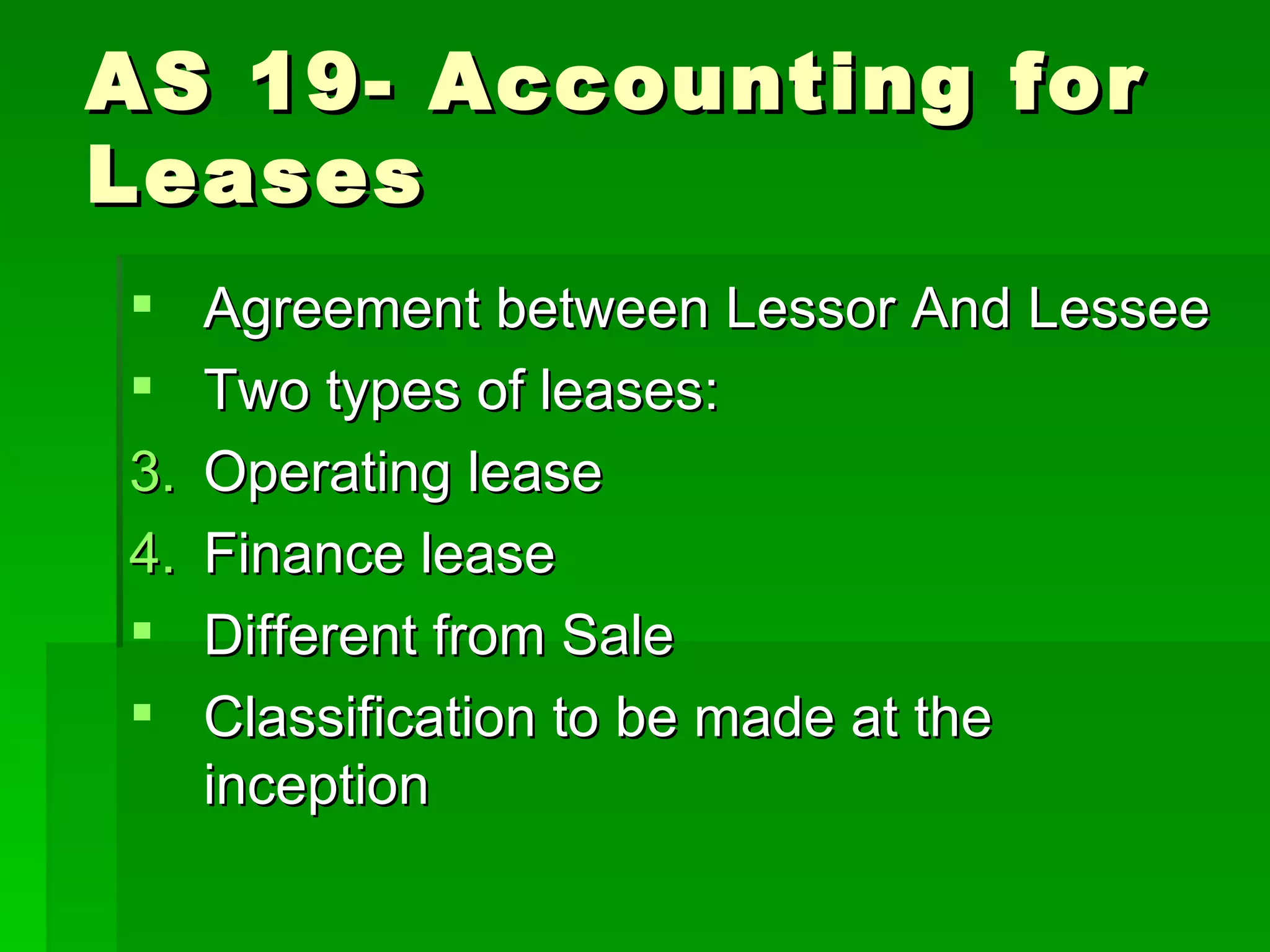 Accounting standards ppt | PPT