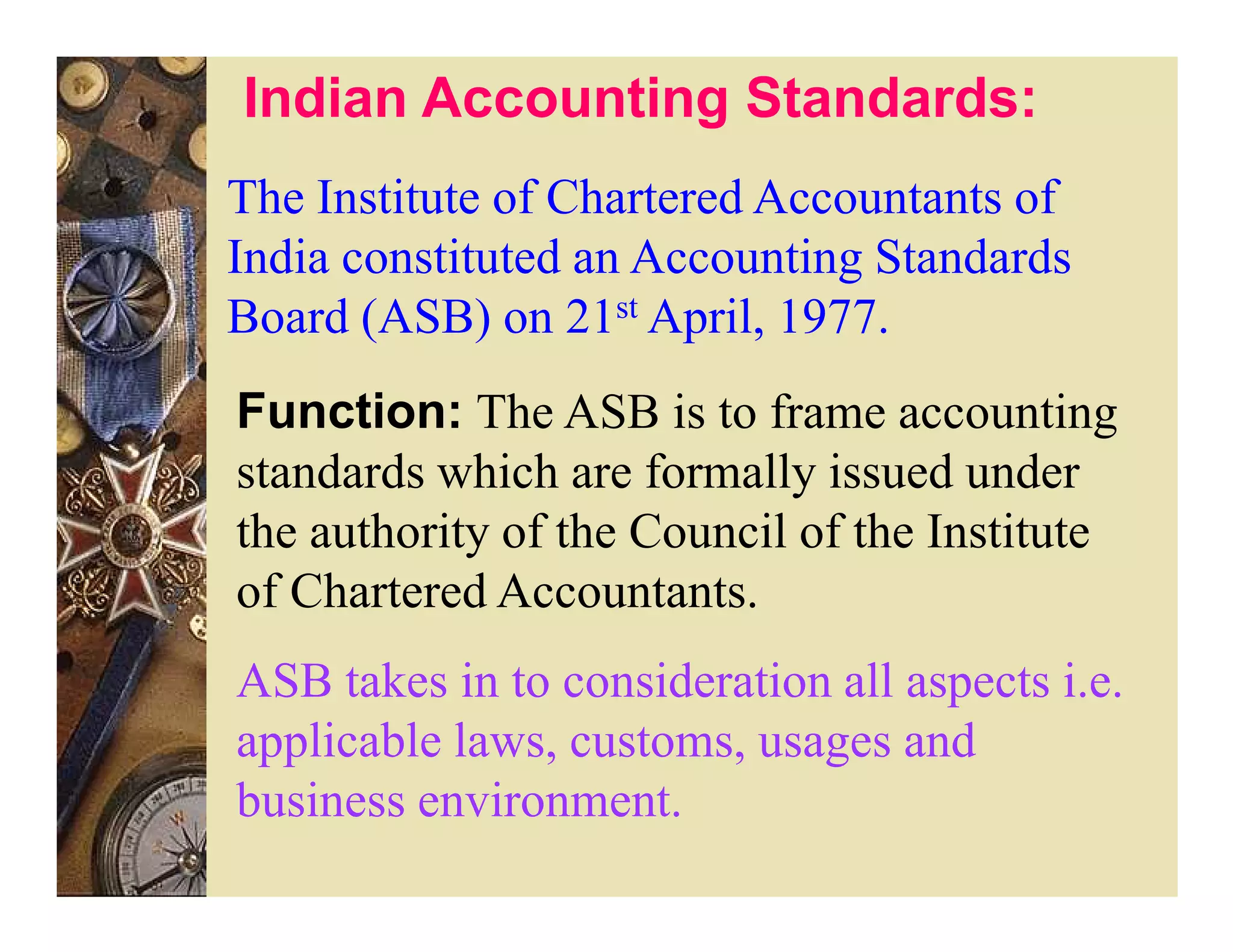 Accounting standards unit2 | PDF