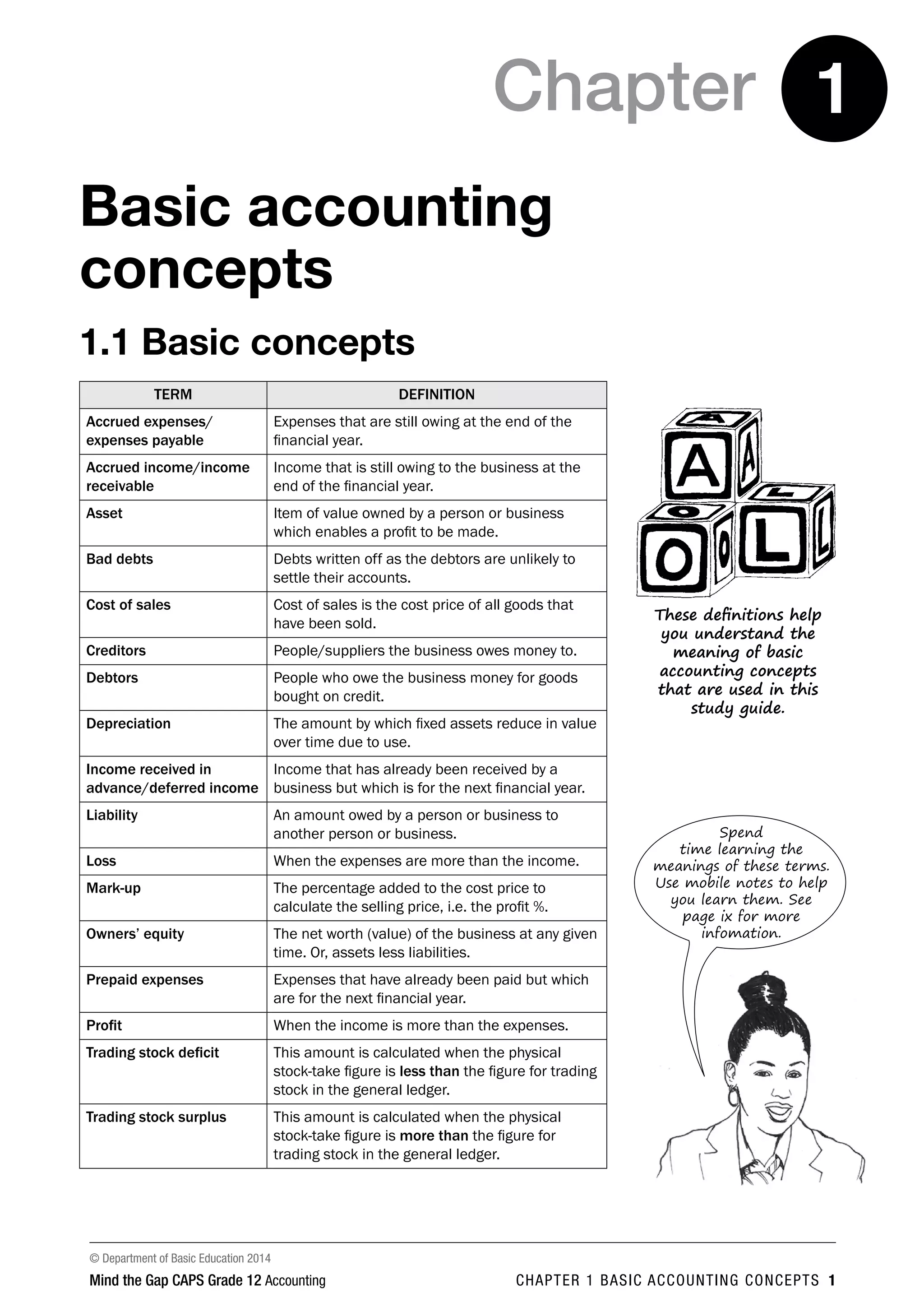 Accounting study guide grade 12 | PDF