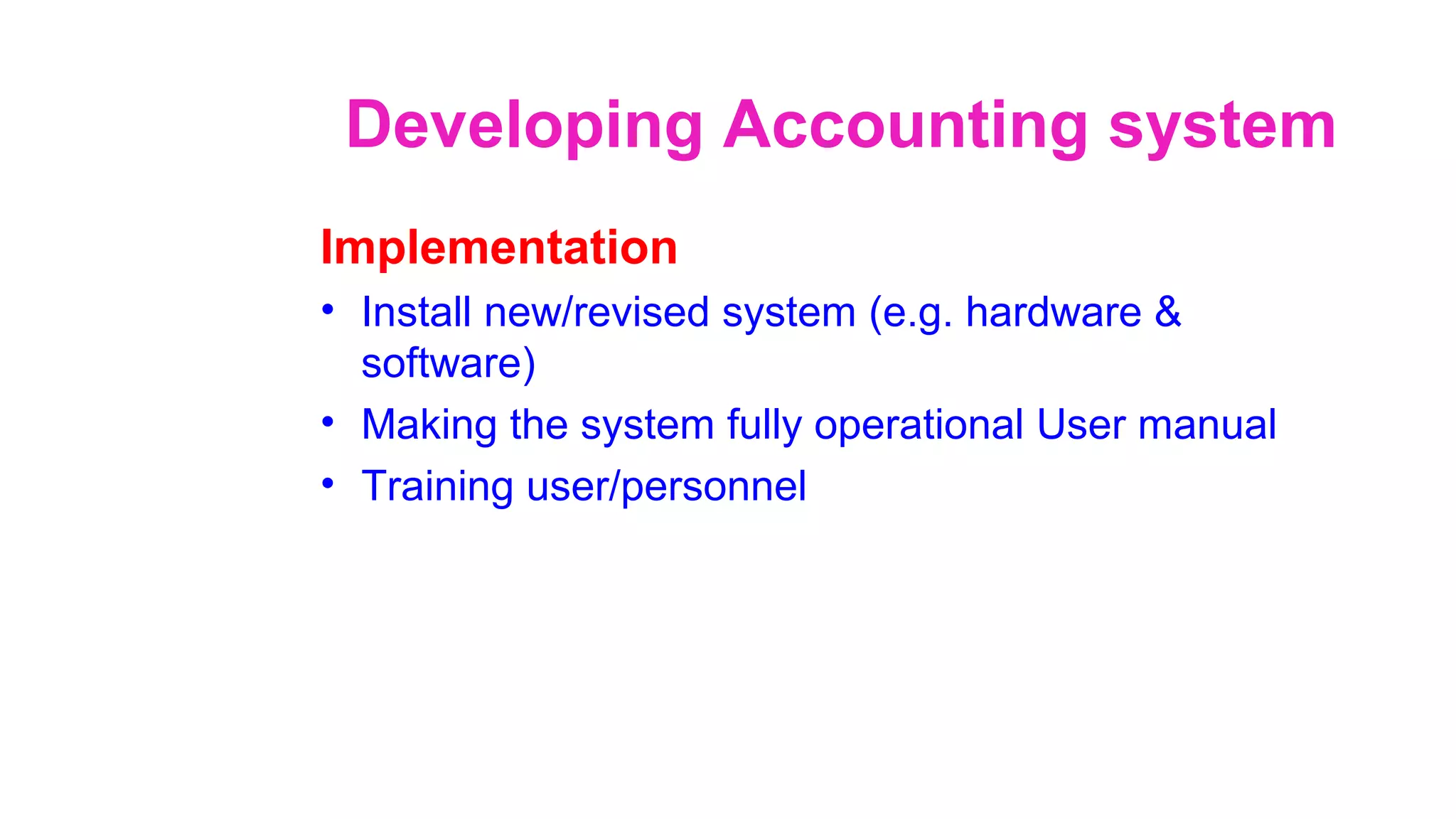 Accounting system and control | PPT