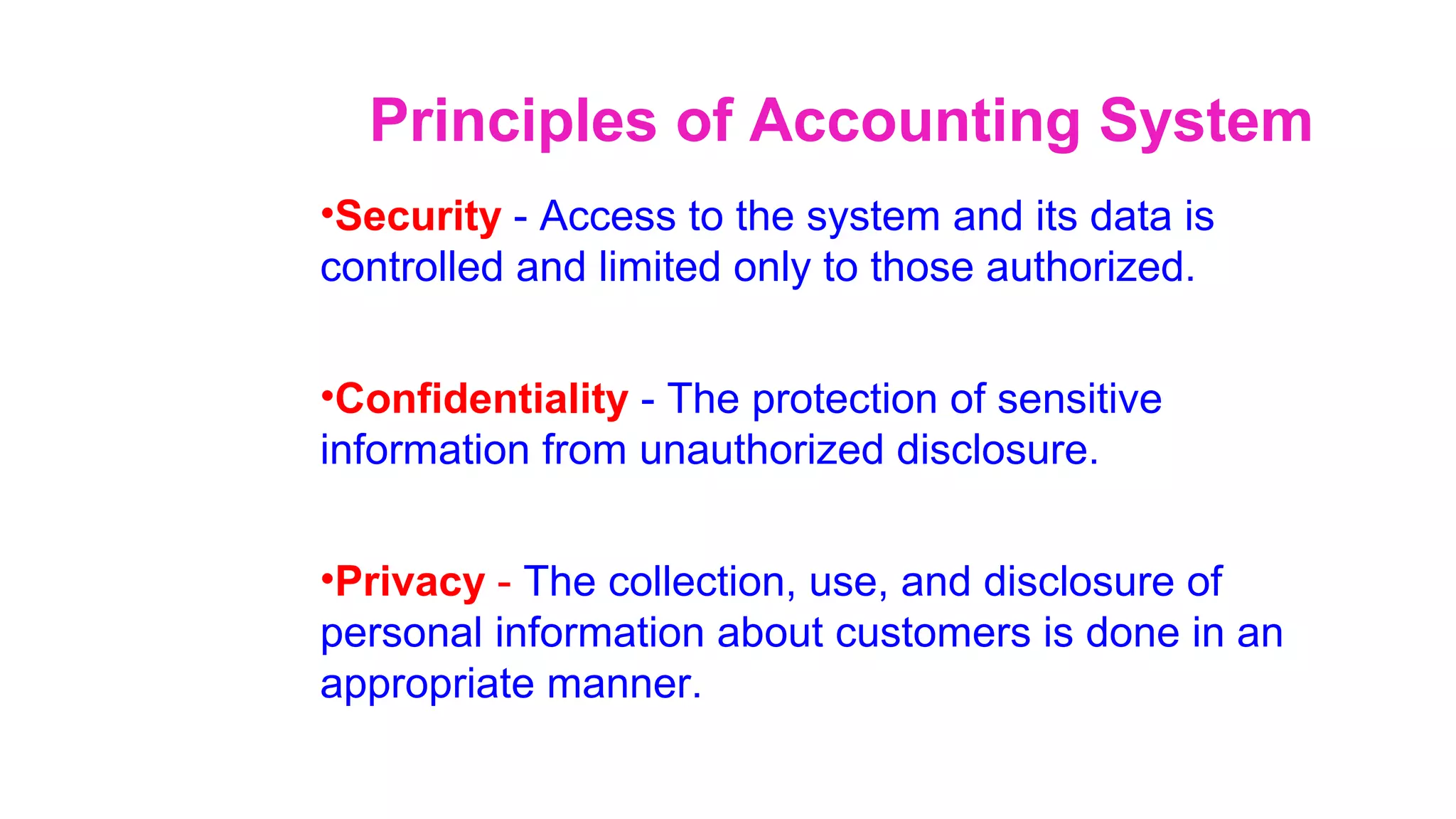 Accounting system and control | PPT
