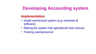 Accounting system and control | PPT