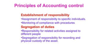 Accounting system and control | PPT