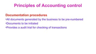 Accounting system and control | PPT