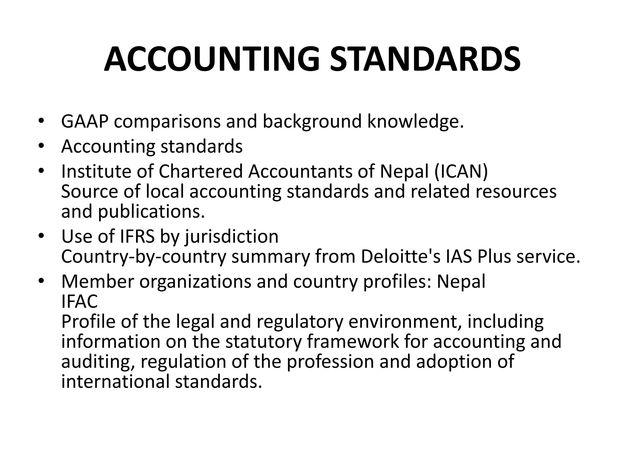 Accounting system in Nepal | PPTX