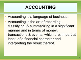 Accounting terminologies | PPT