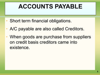 Accounting terminologies | PPT