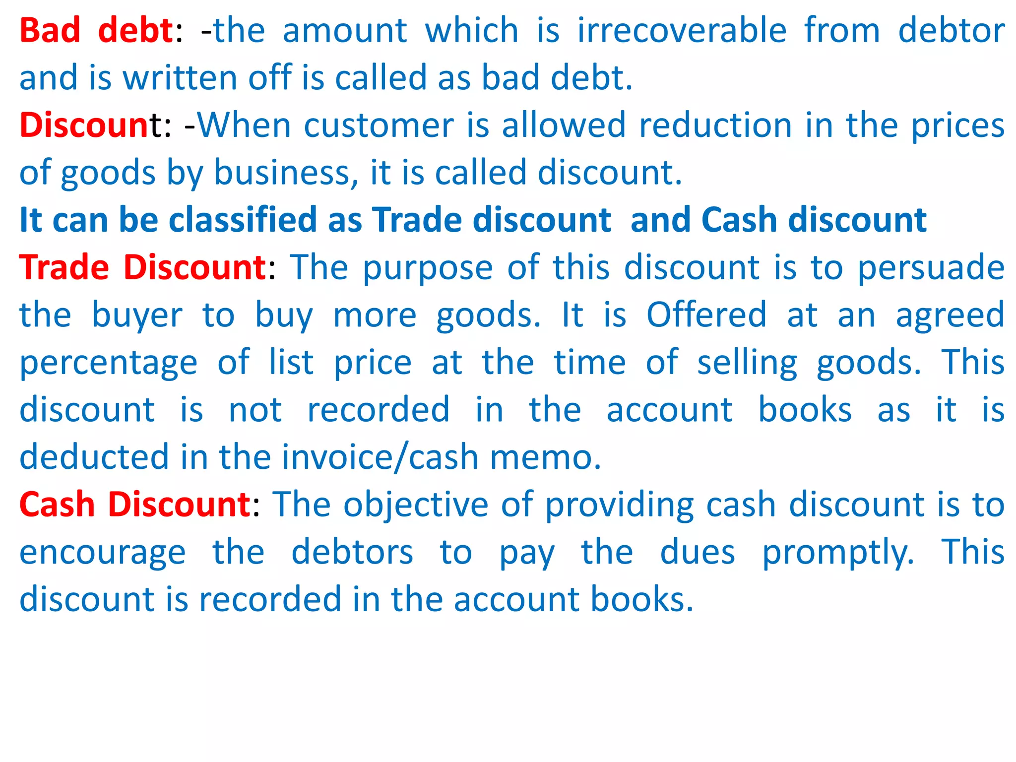 Accounting terminology | PPTX