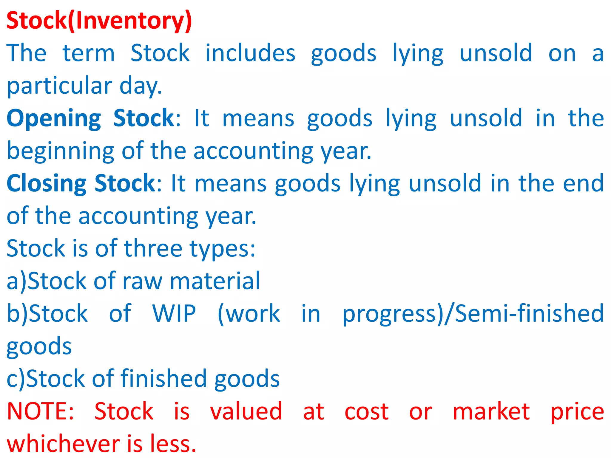 Accounting terminology | PPTX