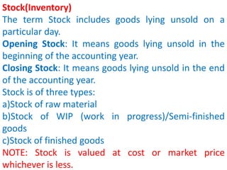 Accounting terminology | PPT