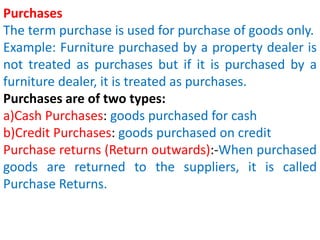 Accounting terminology | PPT